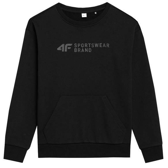 Dresowa bluza chłopięca 4F M222 sportowa czarna czarny | Chłopiec ...